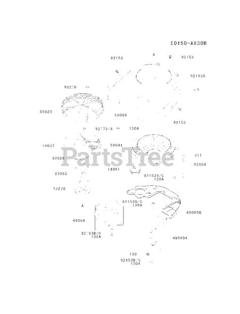 Kawasaki Fh661v As05 Kawasaki Engine Cooling Equipment Parts Lookup
