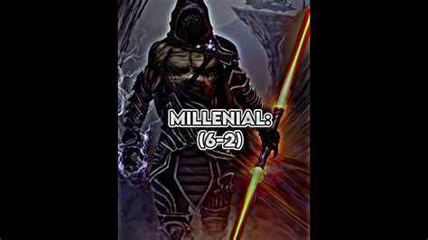 Darth Caedus Vs Darth Millenial Starwars Vs Vs Youtube