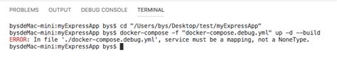 Fail To Run Compose Up For Docker Compose Debug Yml Issue Microsoft Vscode Docker