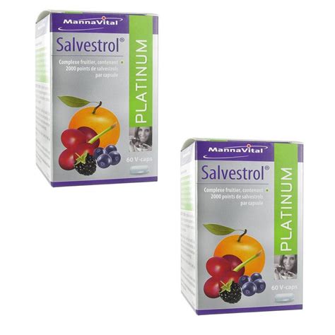 Mannavital Salvestrol Platinum 2x60 Pcs Farmaline