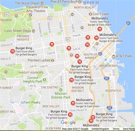 Mcdonalds Locations Map