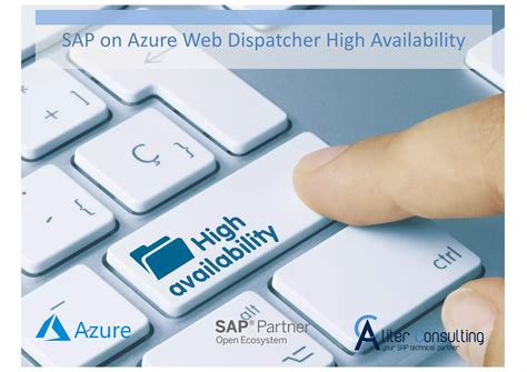Sap On Azure Web Dispatcher High Availability Pdf Cloud Computing