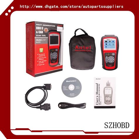 Original Autel AutoLink AL OBD II And CAN Scanner Tool AL Supports All Modes Of