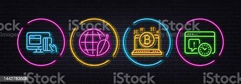 비트 코인 환경의 날 및 온라인 지불 최소 라인 아이콘 웹 응용 프로그램의 경우 벡터 인쇄 가상화폐공개에 대한 스톡 벡터 아트 및 기타 이미지 Istock