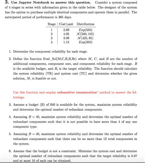 3 Use Jupyter Notebook To Answer This Question