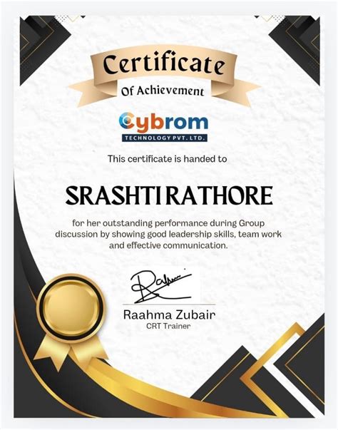 Cybromtechnology Careergrowth Personalitydevelopment Achievements