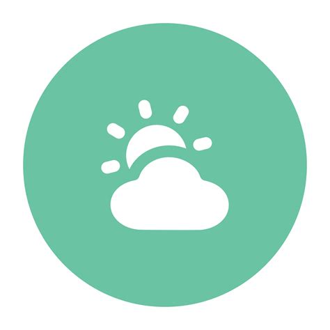 Trendy Partly Cloudy 9627901 Vector Art At Vecteezy