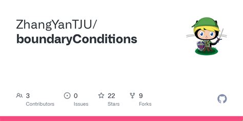GitHub ZhangYanTJU BoundaryConditions