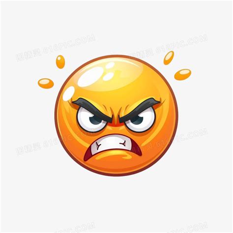Emoji愤怒表情免抠元素图片免费下载 Png素材 编号vr7imqk97 图精灵