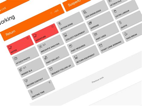 Solarvista No Code Application Platform Work Items