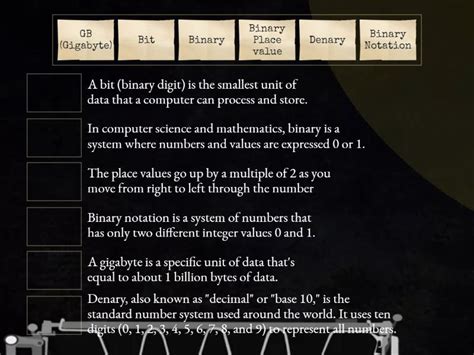 Binary And Converting Match Up