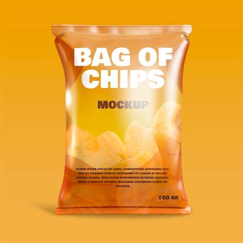 Psd De Maqueta Moderna Bolsa Papas Fritas 33000 Plantillas Psd Gratuitas De Gran Calidad Para
