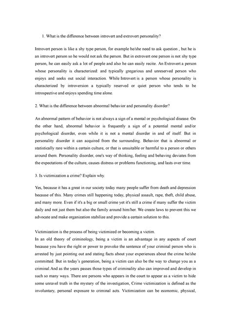 R7 8 Human Behavior Lecture No 7 8 What Is The Difference Between