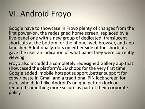 Knowledge About Android Operating System Ppt Free Download
