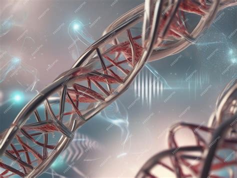 Premium Photo Abstract Medical Concept With Interconnected Dna