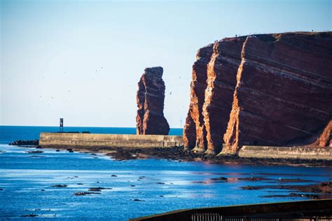 Felsformation Lange Anna Auf Helgoland • Ausflugsziele Helgoland