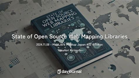 Yasunori Kirimoto On Linkedin State Of Open Source Web Mapping Libraries Yasunori Kirimoto