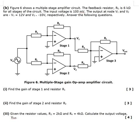 Solved A Figure 5 Shows A Three Stage Amplifier Circuit