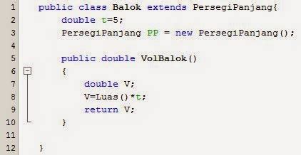 It S My World Contoh Program Inheritance Pada Java