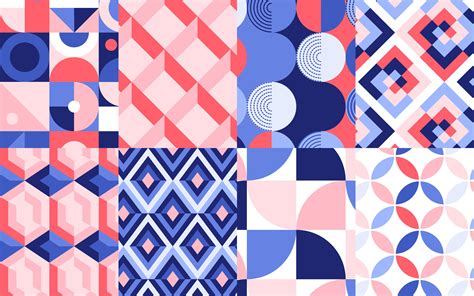 Graphic Design Essentials 8 Free Seamless Geometric Patterns