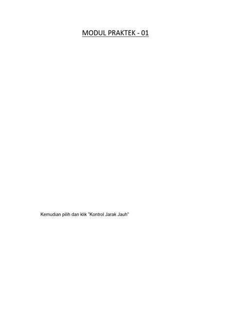 Modul Praktek 01 Pdf