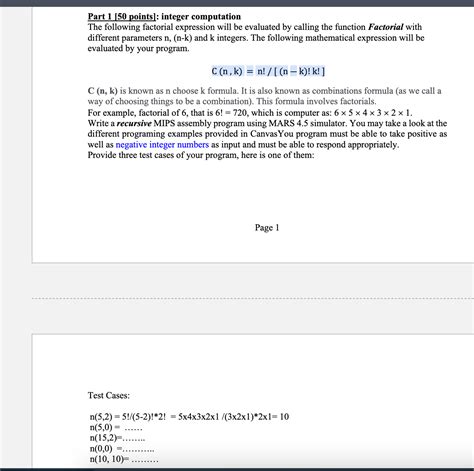 Solved Part Points Integer ComputationThe Following Chegg