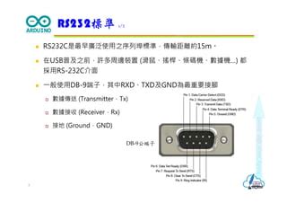 Arduino序列通訊 PPT