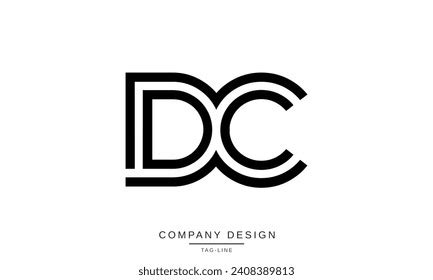 Cd Dc Abstract Letters Logo Monogram Stock Vector Royalty Free Shutterstock