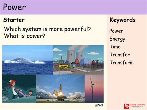 AQA Chapter 1 Lesson 6 Power Teaching Resources