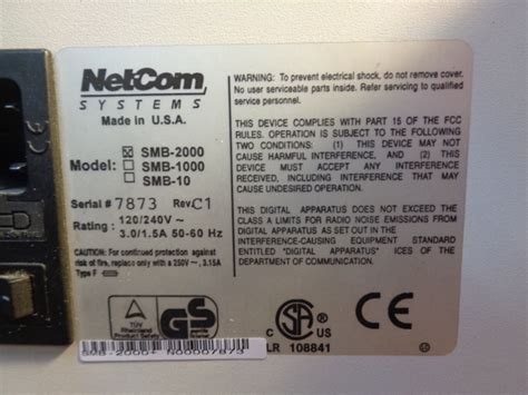 Netcom Systems Spirent Smartbits Smb 2000 With 5 Modules