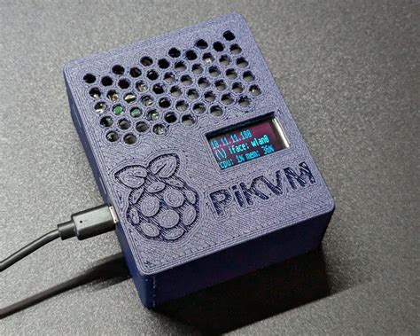 Pikvm Case For Geekworm Kvm A4 V2 0 Kit By Asd913 Download Free Stl Model