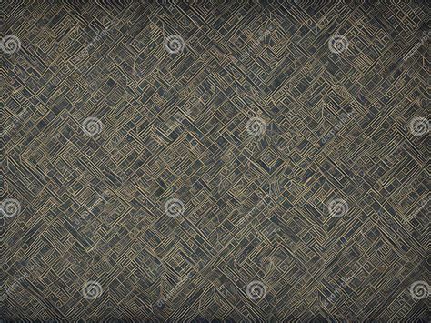 Abstract Coloured Pattern Bold Geometric Figure With Intricate Pattern Thin Lines Stock