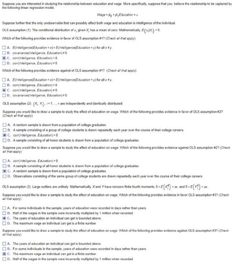 Solved Suppose You Are Interested In Studying The Chegg Com