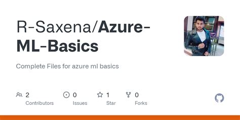 GitHub R Saxena Azure ML Basics Complete Files For Azure Ml Basics