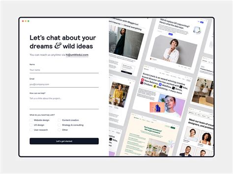 Contact Form — Untitled Ui By Jordan Hughes® On Dribbble