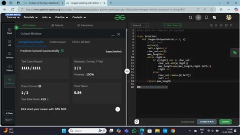 Aman Kumar Mishra On Linkedin Gfg160 Gfg160 Geekstreak2024 Geeksforgeeks Gfg