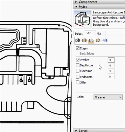 Profile Level Not Changing Pro SketchUp Community
