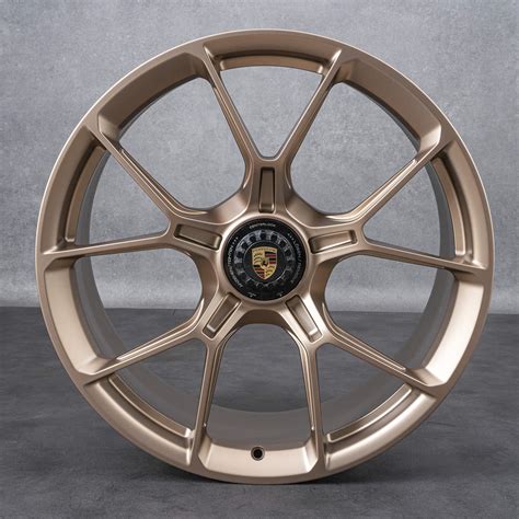 Oem Porsche 911 Gt3 And Rs Rims 20 21 Inch 992 9gt601025q 9gt601025r Neodyme