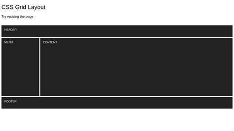 Css Grid Layout