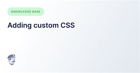 Adding Custom Css — Fernand Docs