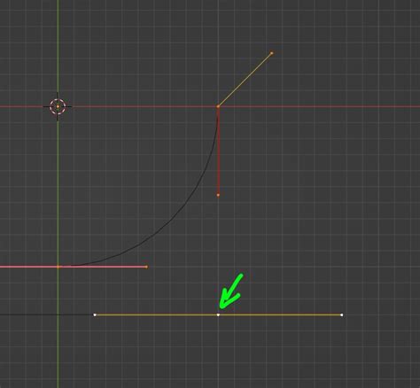 How Can I Join Two Bezier Curves At A 90 Degree Angle Blender Stack