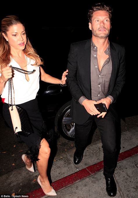 Ryan Seacrest Unbuttons His Shirt And Gives Hilary Cruzs Neckline A