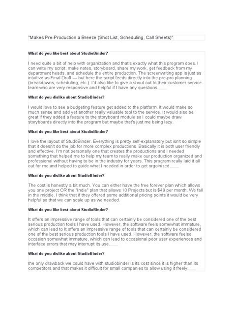 Studio Binder 5 Pdf Computer Science Software Engineering