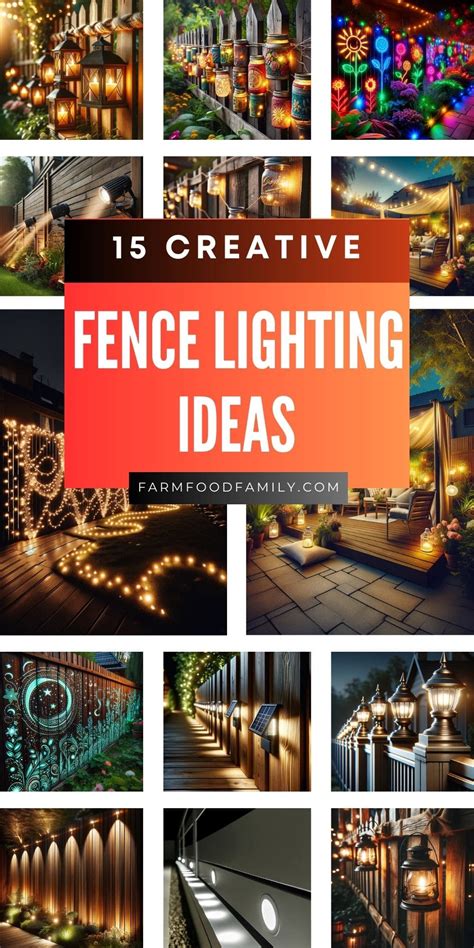 Creative Fence Lighting Ideas For A Magical Outdoor Space