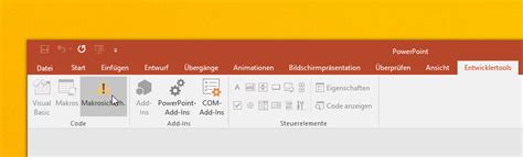 Video Tutorial Microsoft Powerpoint Registerkarte Entwicklertools Einfügen