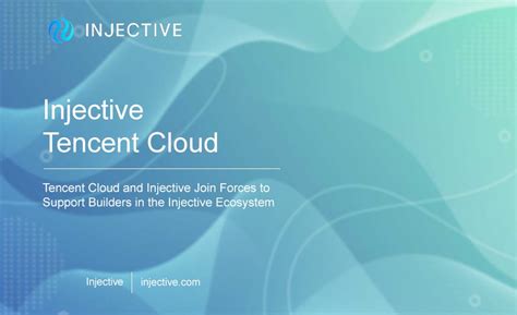Tencent Cloud And Injective Join Forces To Support Builders In The