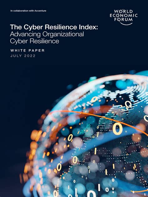 wef cyber resilience index 2022 pdf computer security security