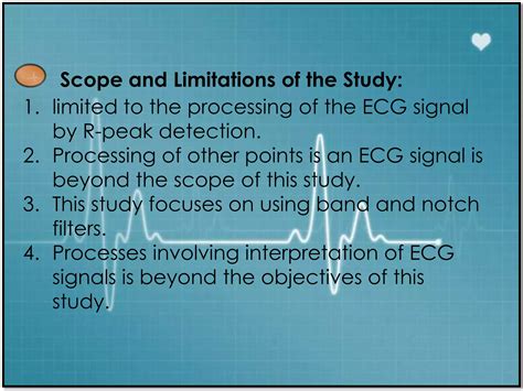 ecg signal processing pptx