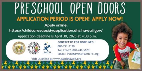 Department Of Human Services Dhs Preschool Open Doors Priority