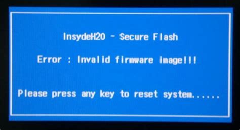 Insyde H OFFT V Invalid Firmware Image